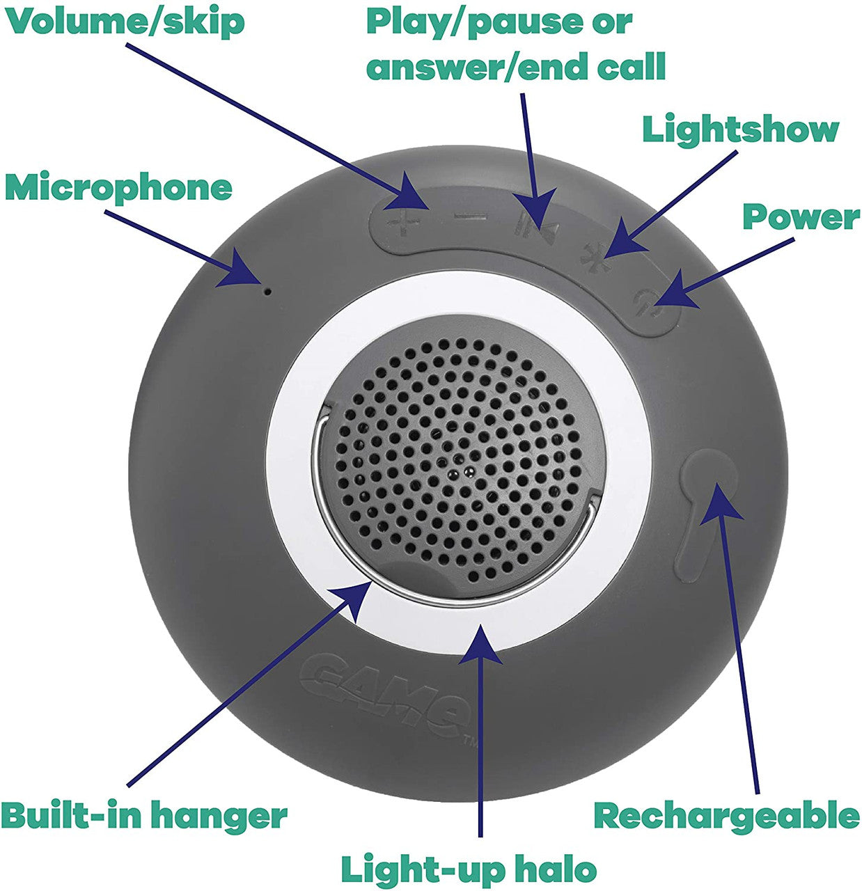 Wireless Floating Waterproof Speaker with Disco Lights – SuntekOnline