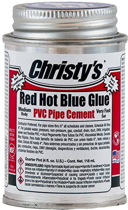 Master Spa Christy's Red Hot PVC Pipe Cement | SuntekOnline